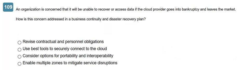 Solved Which type of disaster recovery plan (DRP) test | Chegg.com