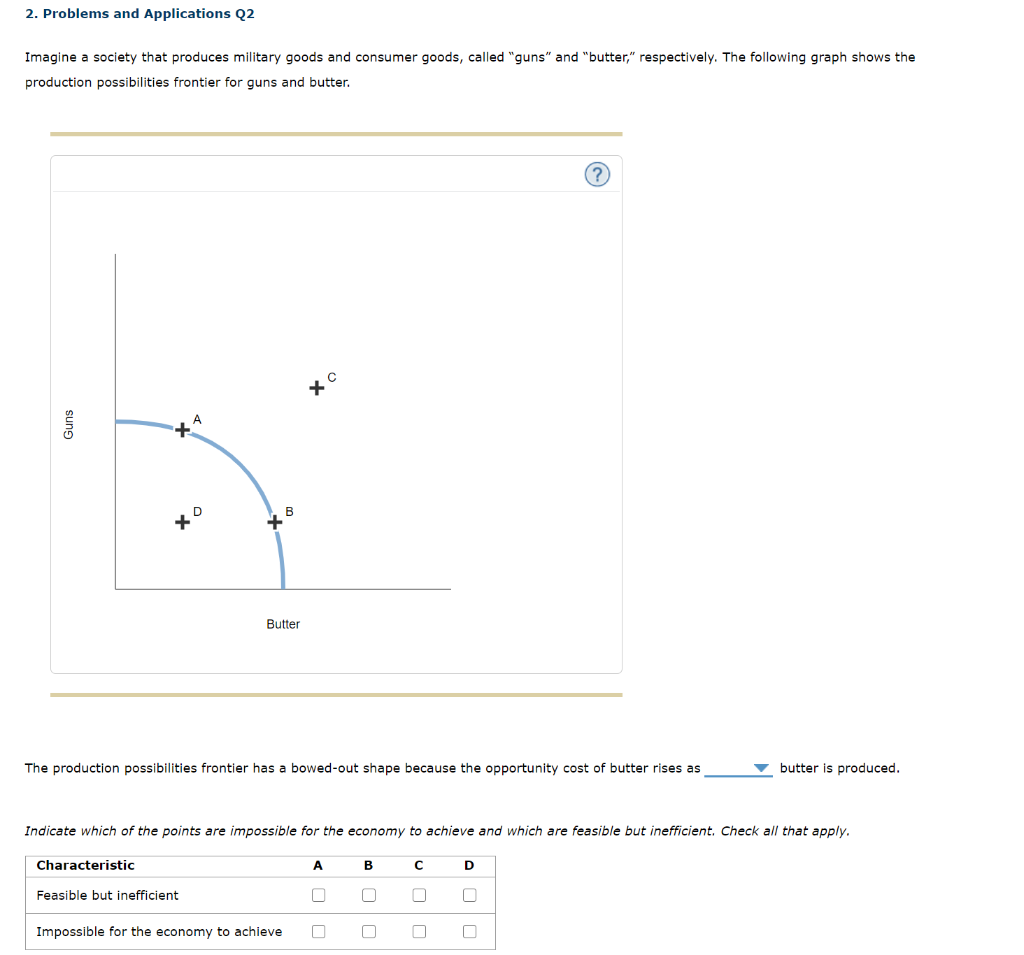 Solved 2. Problems and Applications Q2 Imagine a society | Chegg.com