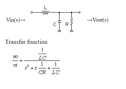 Derive the transfer function of the LCR circuit. This | Chegg.com