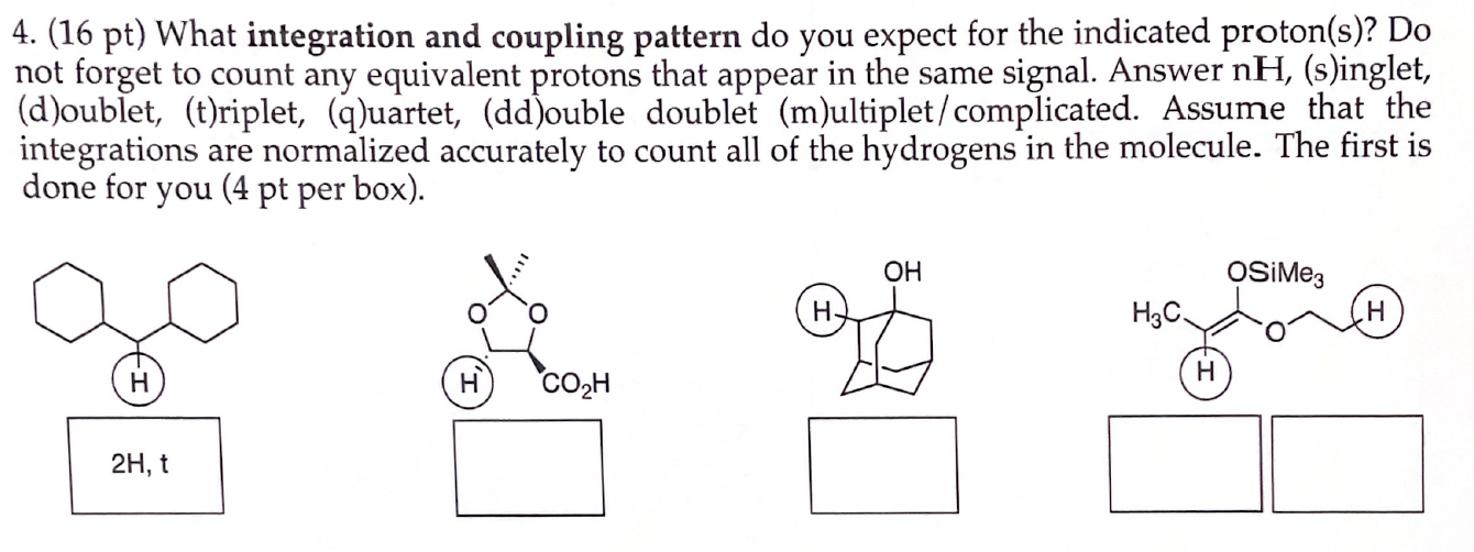 Solved 4. (16 pt) What integration and coupling pattern do | Chegg.com