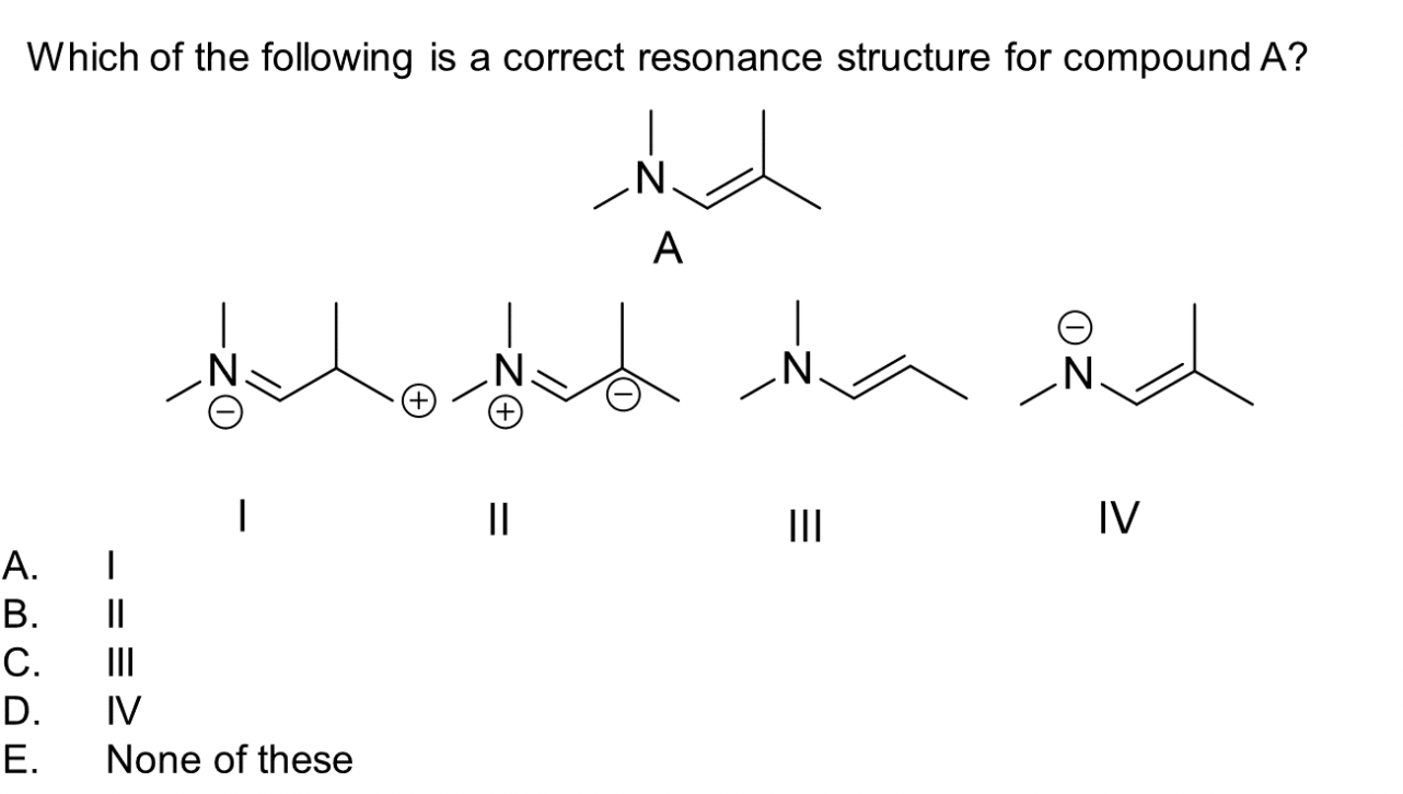 Solved Which of the following is a correct resonance | Chegg.com
