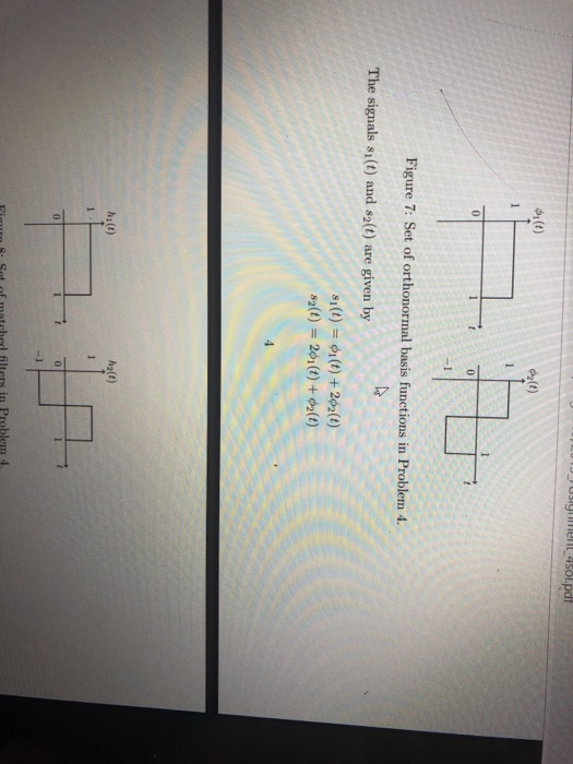 Solved ф1 T 2 T 0 1 Figure 7 Set Of Orthonormal Basis