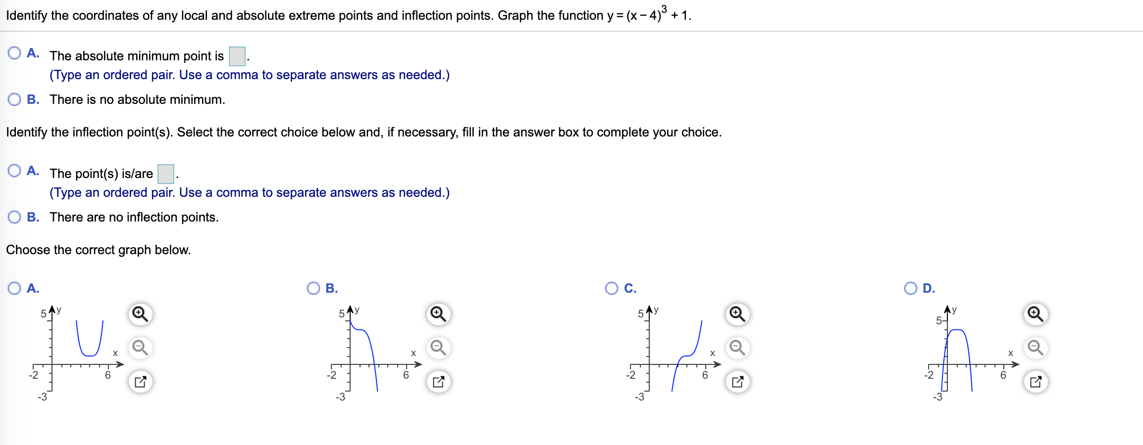 Solved Identify The Inflection Points And Local Maxima And
