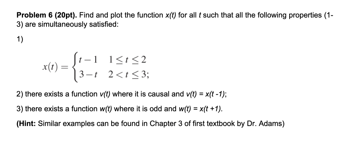 Solved Problem 5 (15pt). ﻿Fully simplify each of the | Chegg.com
