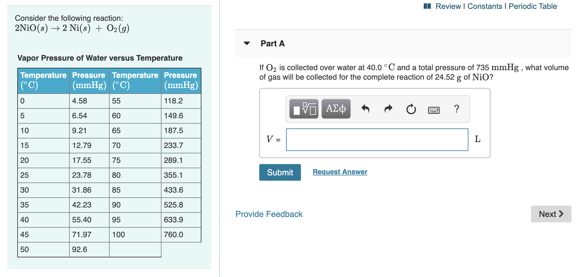 Solved Review Constants Periodic Table A gas mixture | Chegg.com