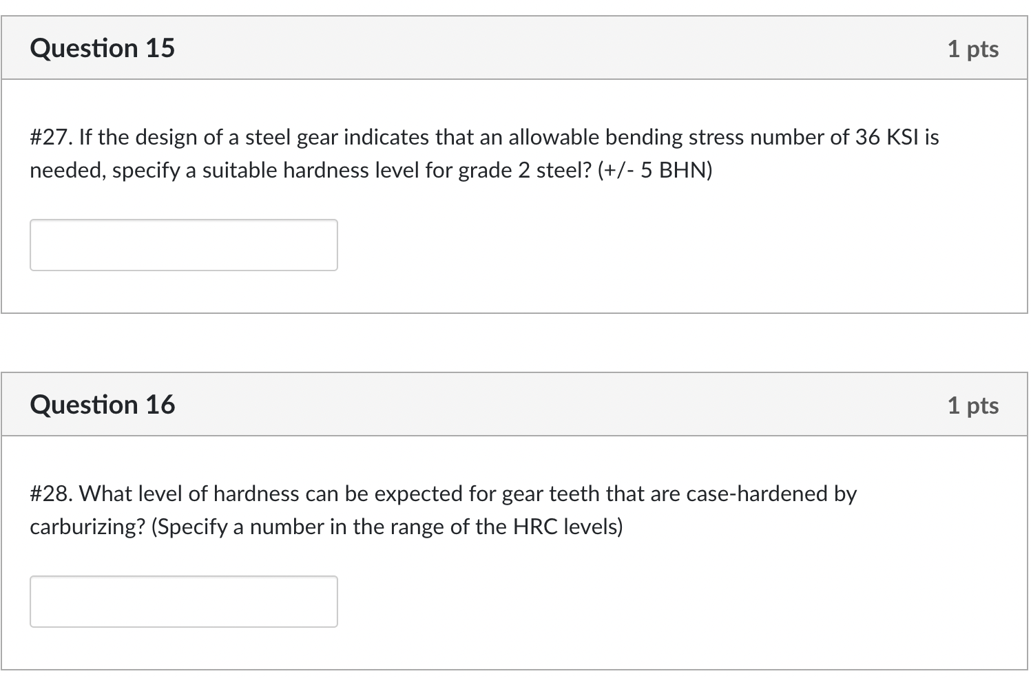 \#26-A. Determine the allowable bending stress number | Chegg.com