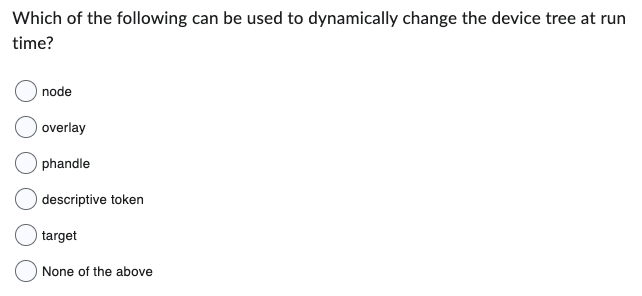 Solved Which of the following can be used to dynamically | Chegg.com