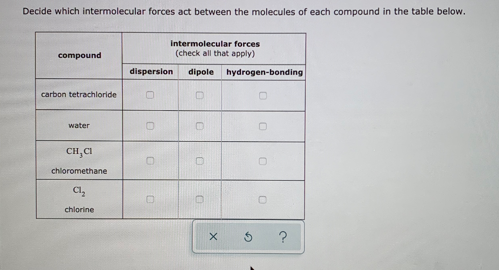 Solved Decide Which Intermolecular Forces Act Between The, 45% OFF Solved Decide Which Intermolecular Forces Act Between The, 45% OFF