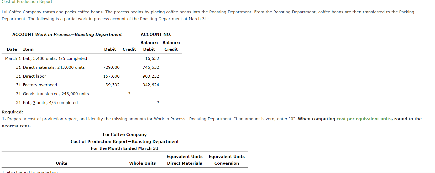 Solved Costs allocated to completed and partially completed | Chegg.com
