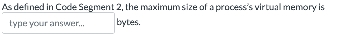 Solved e Segment 2 below, a processes may be in any one of | Chegg.com