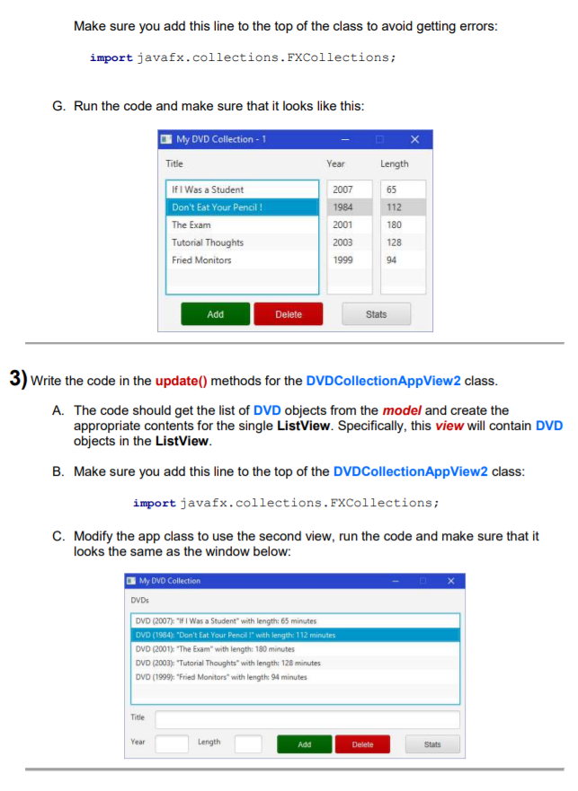 Solved The tutorial code contains two different Pane classes | Chegg.com