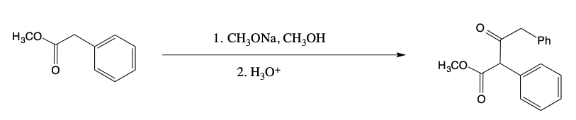 Solved 1. CH3ONa,CH3OH 2. H3O+ | Chegg.com