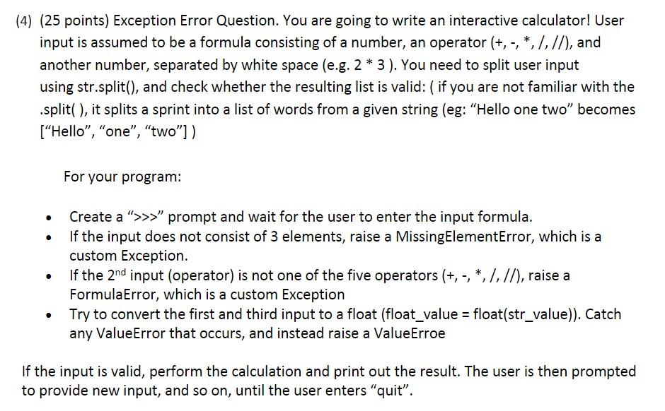 Solved Example: ( on the 4th entry, the op “^” is not | Chegg.com
