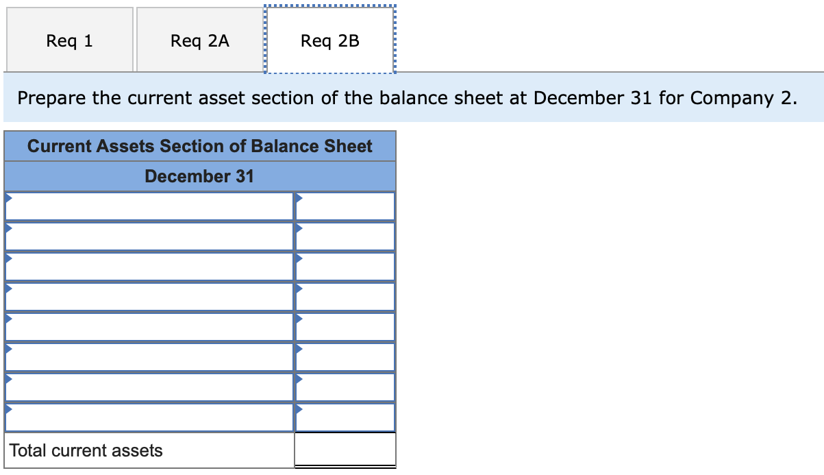Solved End-of-year current assets for two different | Chegg.com