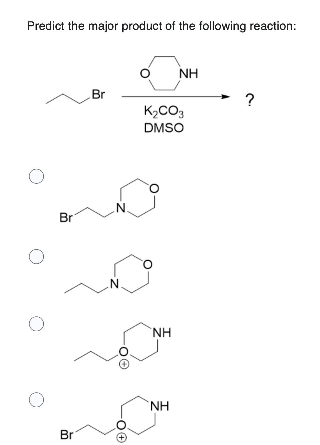 Solved Predict the major product of the following reaction: | Chegg.com