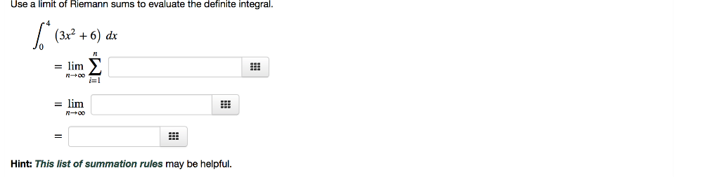 Solved Use a limit of Riemann sums to evaluate the definite | Chegg.com