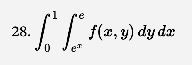 Solved sketch the domain of integration and express as an | Chegg.com