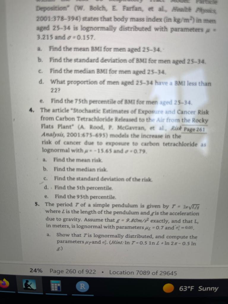 Solved 5 in R b. Find P( T > 3). c. Find P( 1.5