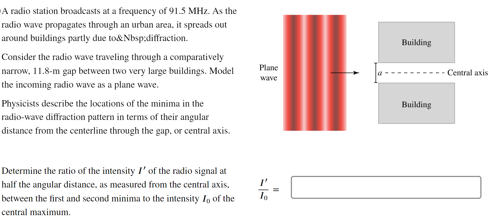 Solved distance from the centerline through the gap, or | Chegg.com