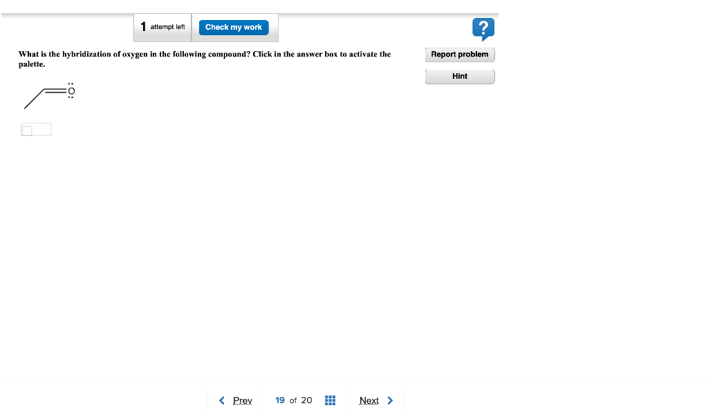Solved 1 attempt left Check my work Report problem What is | Chegg.com