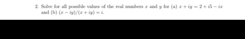 Solved 2. Solve for all possible values of the real numbers | Chegg.com