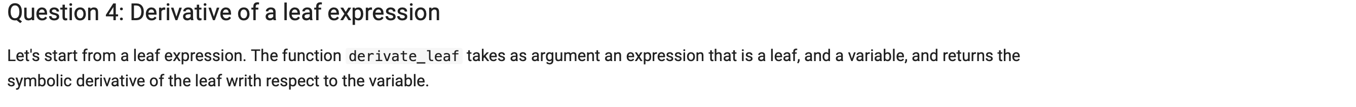 Solved Do "Your Code Here" and make sure it pass the Test in | Chegg.com