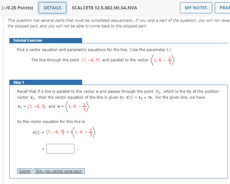 Solved [-70.25 Points] DETAILS SCALCET8 12.5.002.MI.SA.NVA | Chegg.com