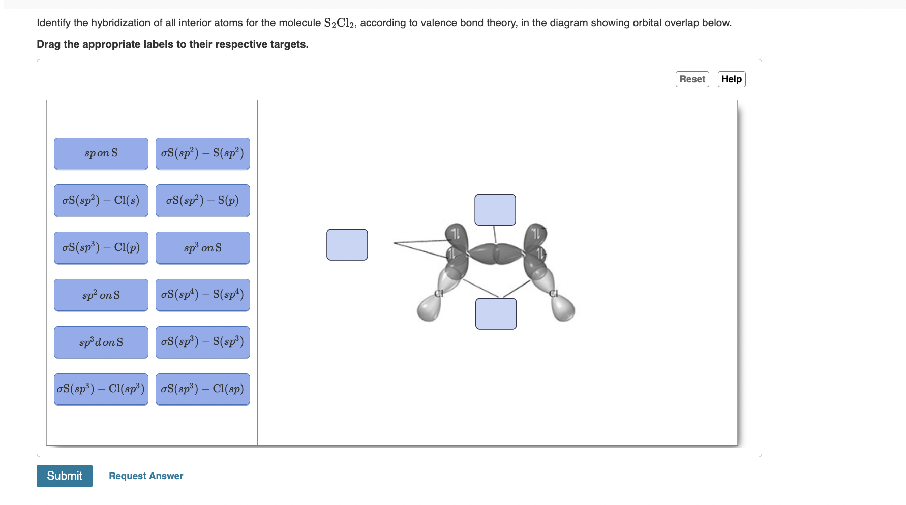Solved Identify The Hybridization Of All Interior Atoms For