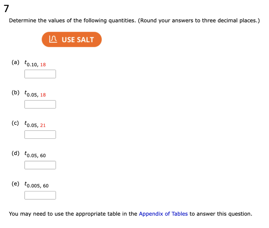 Solved Determine the values of the following quantities. | Chegg.com