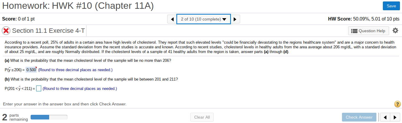 Solved Homework Hwk 10 Chapter 11a Save Score 0 Of 1 Pt