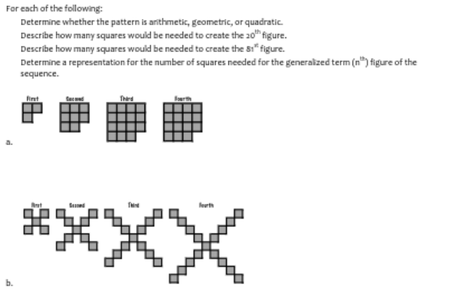 Solved For each of the following: Determine whether the | Chegg.com