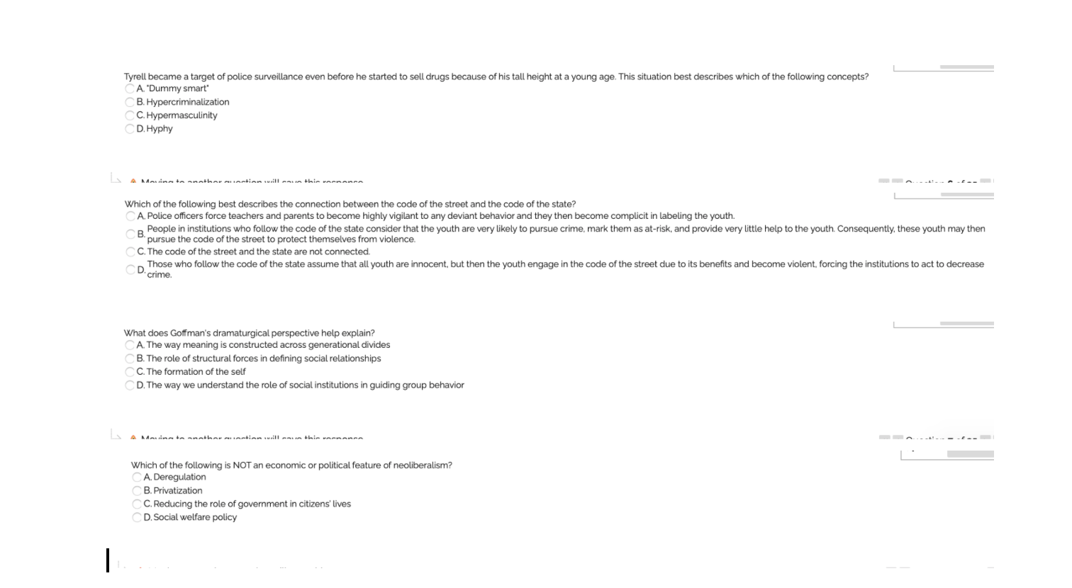 Solved Tyrell became a target of police surveillance even | Chegg.com