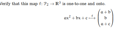 [Solved]: Terify that this map ( f: mathcal{P}_{2} righ