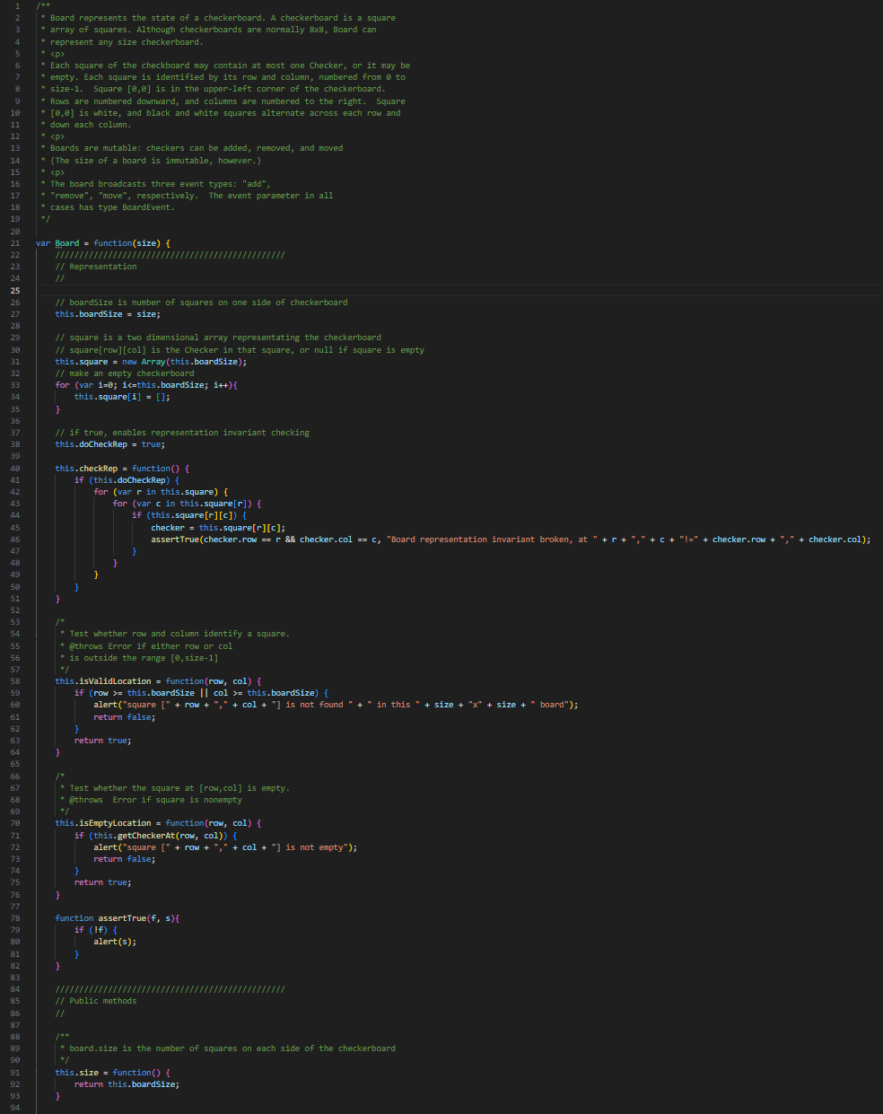 GUI Assignment Implementing a Checkerboard-Output | Chegg.com