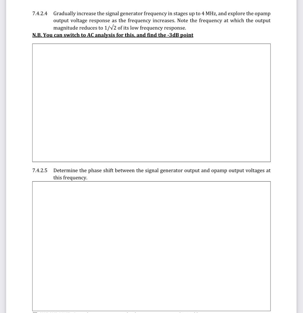 Solved Using LT spice The LTspice Op-Amp model you should be | Chegg.com