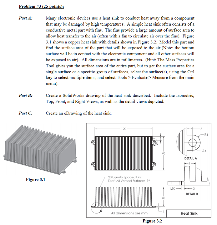 Solved Please create the following part in solidworks, and | Chegg.com