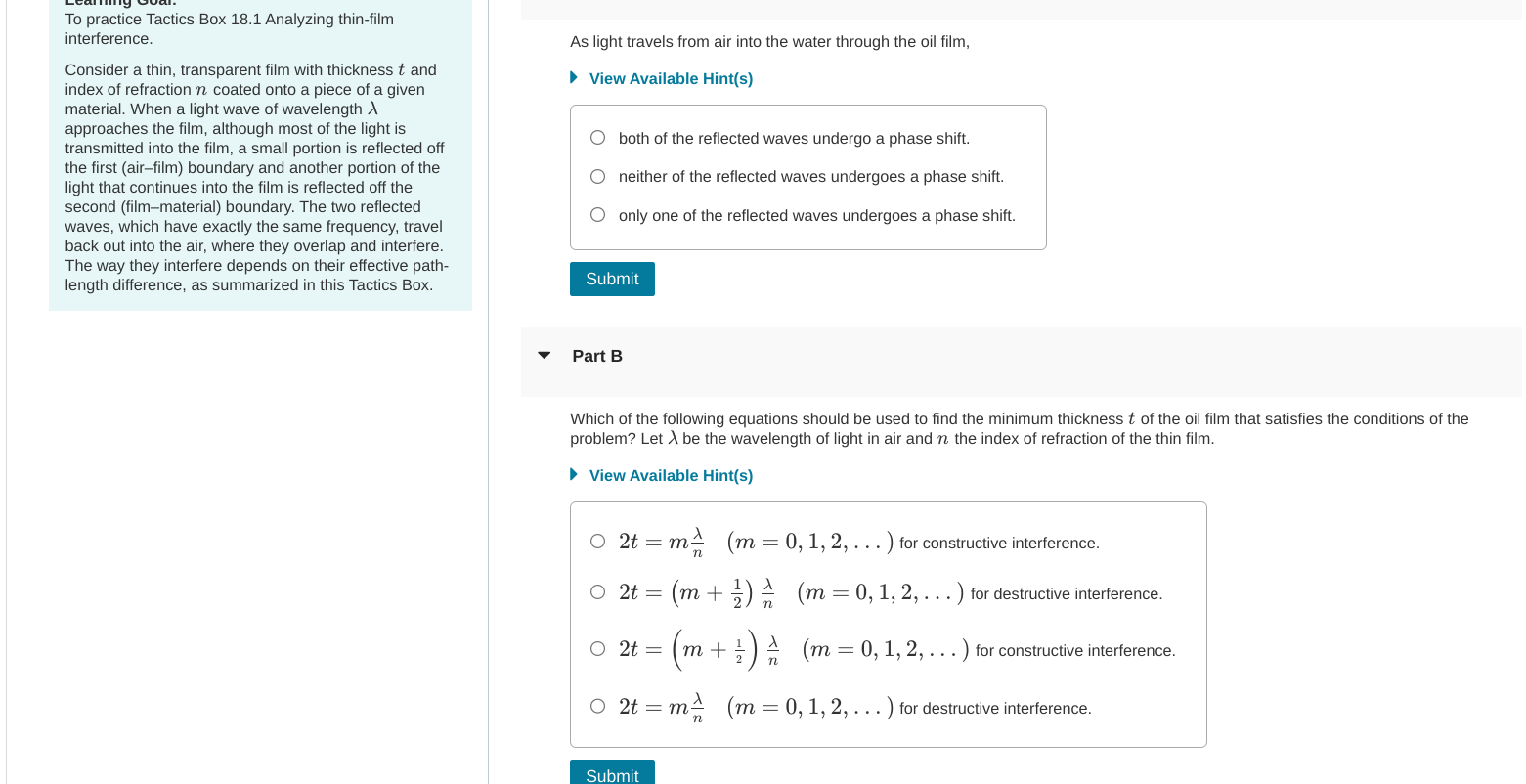 Solved To practice Tactics Box 18.1 ﻿Analyzing | Chegg.com