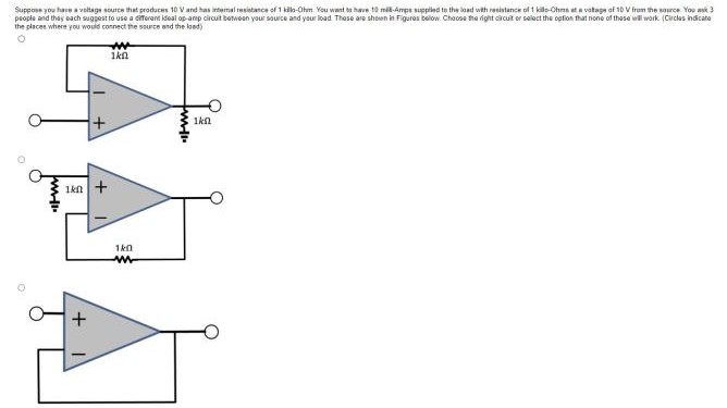 Solved suppose you have a voltage source that produces 10v | Chegg.com
