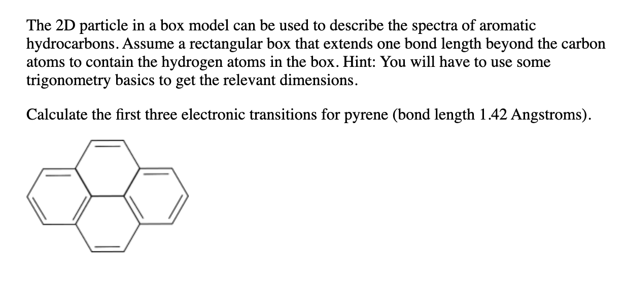 Solved The 2D particle in a box model can be used to | Chegg.com