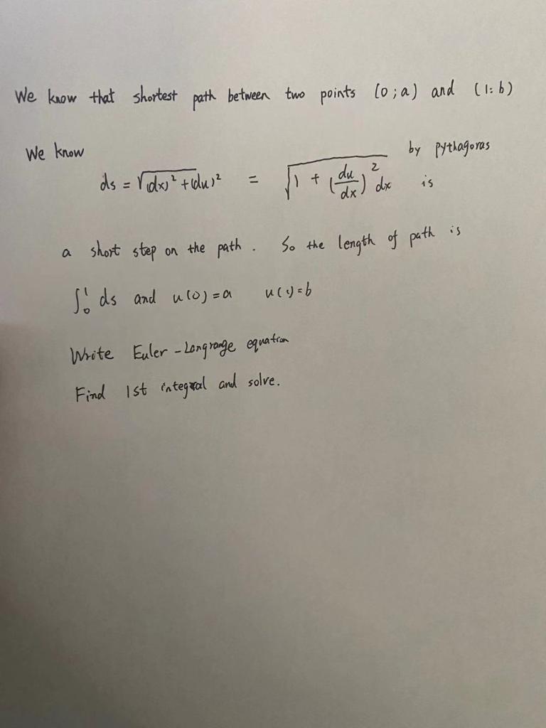 Solved Calculus of Variations problem please help me, I | Chegg.com