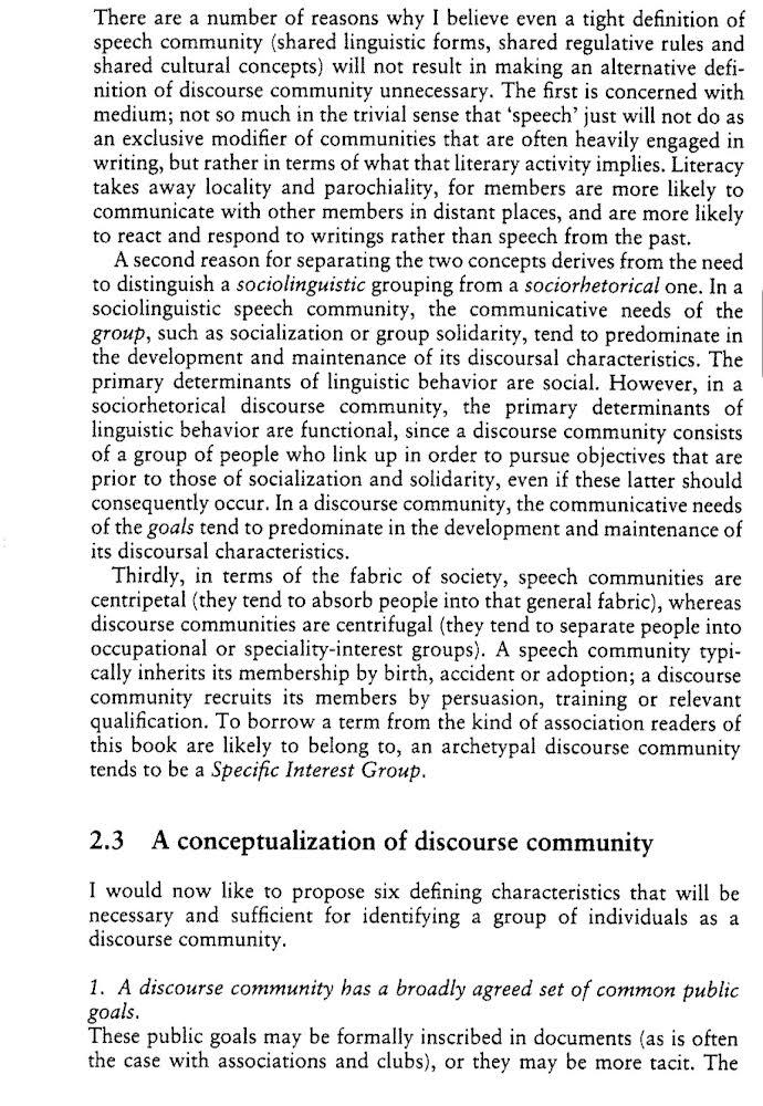 Solved PART II KEY CONCEPTS 2 The concept of discourse | Chegg.com
