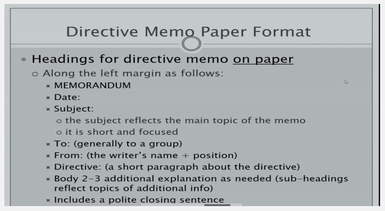from this email please write directive paper also I | Chegg.com
