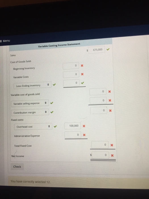 Solved Menu QUESTION Partialily correcT 044 points out of | Chegg.com