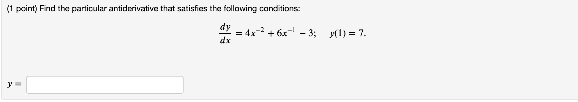 Solved 6 (1 point) Consider the function f(x) = 5 x2 Let | Chegg.com