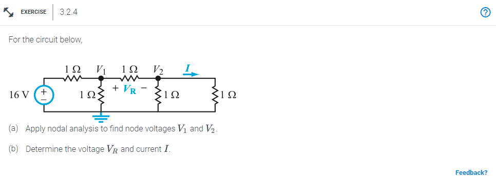 Solved For the circuit below, (a) Apply nodal analysis to | Chegg.com