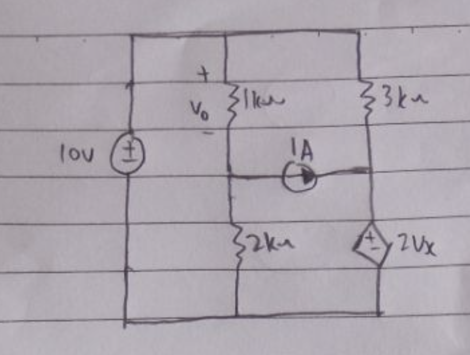 Solved Perform manual calculation for the circuit below | Chegg.com