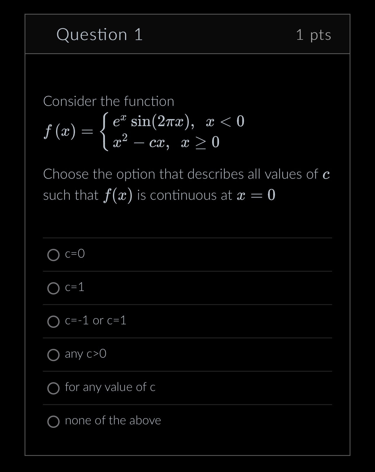Solved Consider the function f(x)={exsin(2πx),x