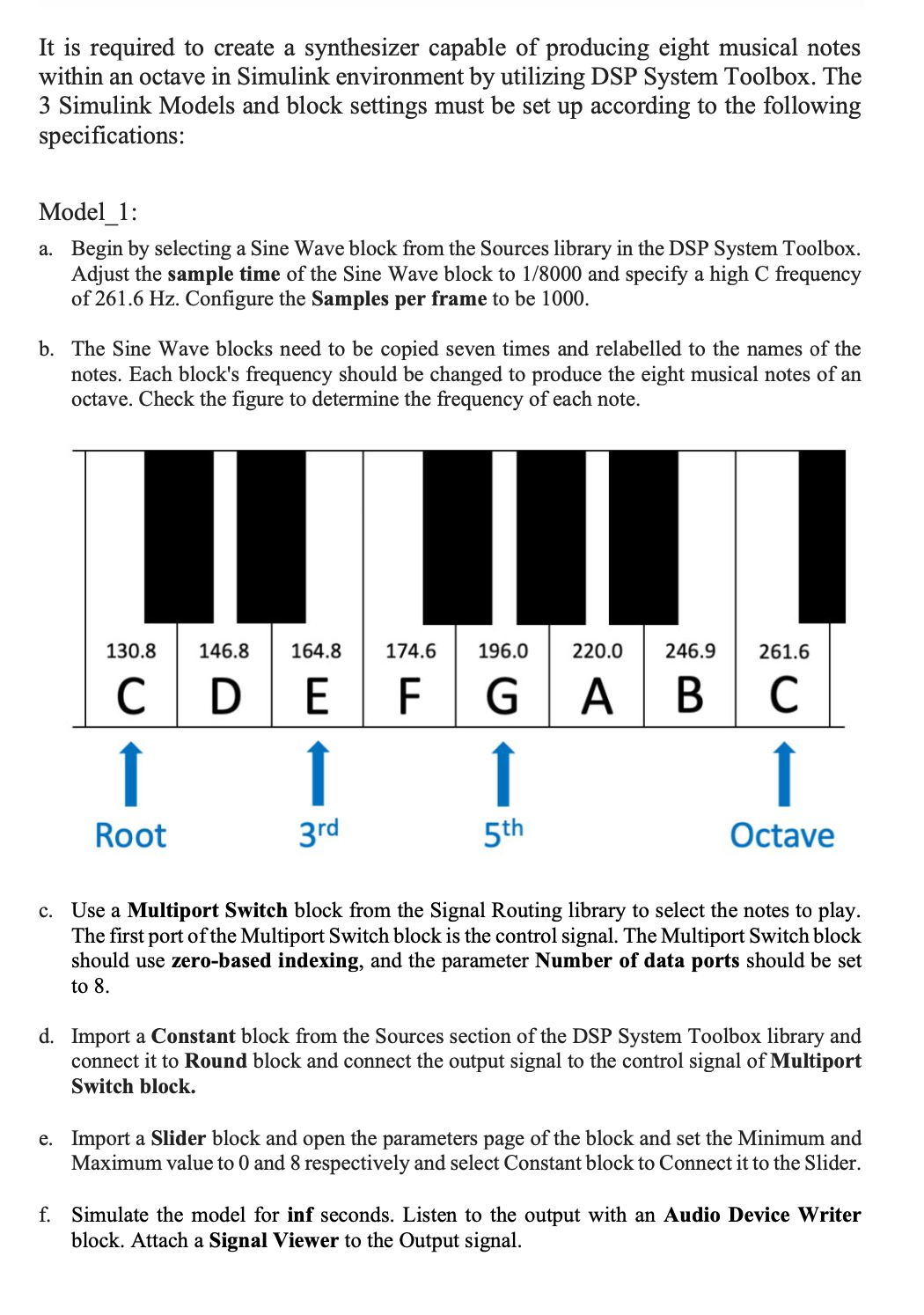 Solved It is required to create a synthesizer capable of | Chegg.com