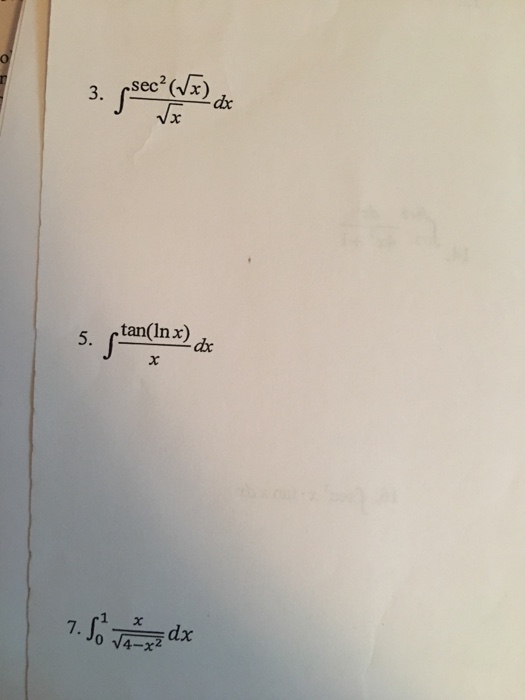 Solved Evaluate the integral Integral sec^2(squareroot | Chegg.com