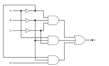 Solved Write the output Boolean expression of the circuit | Chegg.com